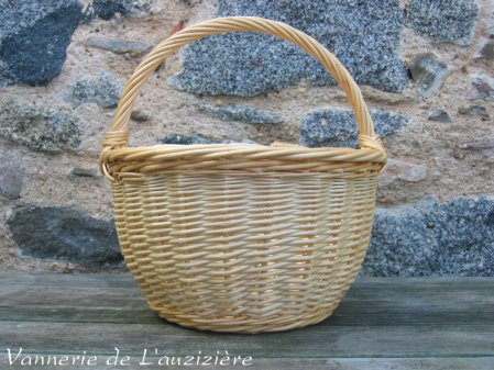 Petit panier rond en osier - artisanat - vente en ligne
